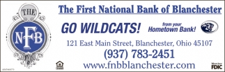 Your Hometown Bank!, First National Bank of Blanchester, Blanchester, OH